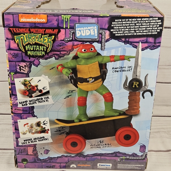 Funrise | Toys | Teenage Mutant Ninja Turtles Raph Cowabunga Skate Rc ...